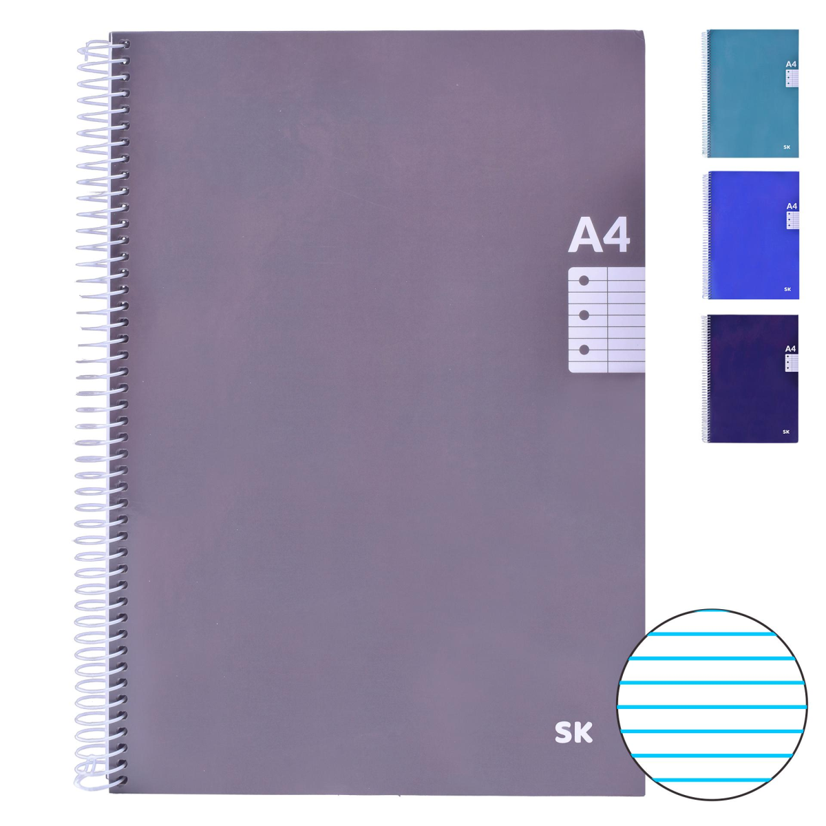 CADERNO ESPIRAL A4 PAUT 953-15 SK CX24 - 5609778953157 - Paula Andrade