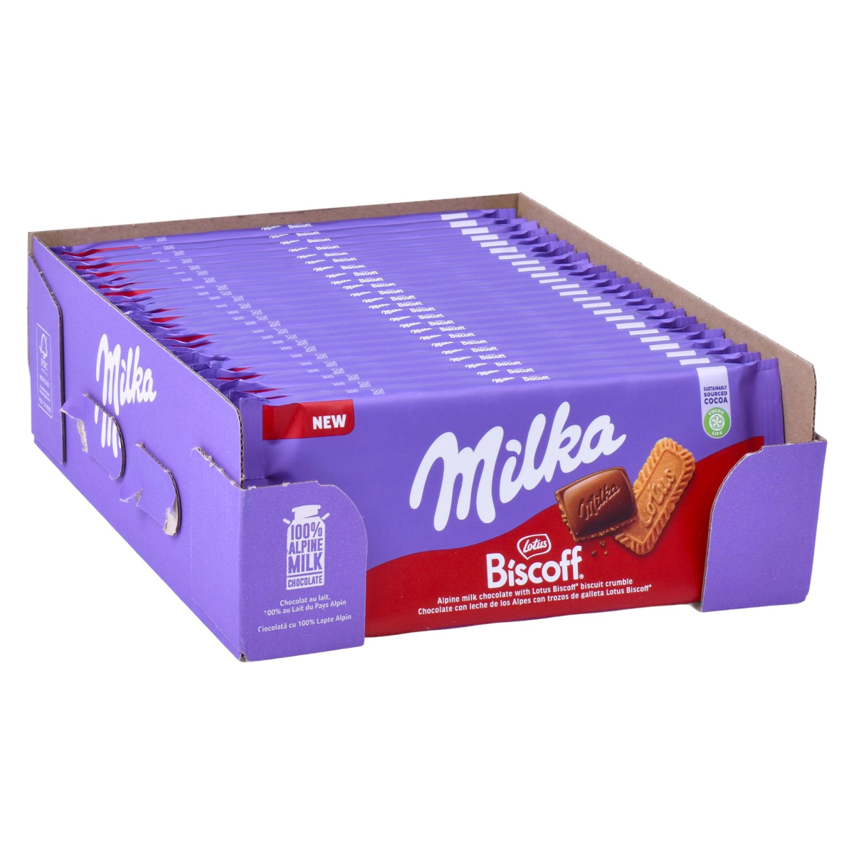 MILKA CHOCO BISCOFF 24X90G CX24 - 7622202294518 - Paula Andrade